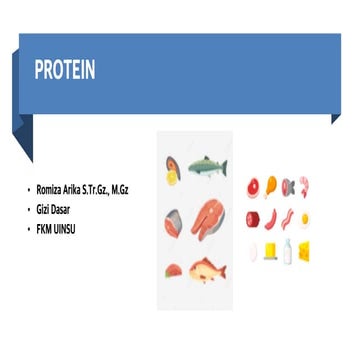 Presentasi PPT materi protein oleh Dina dan Vivi | PPTX