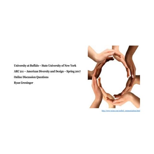 Arc 211 american diversity and design - joshua diamond | PDF