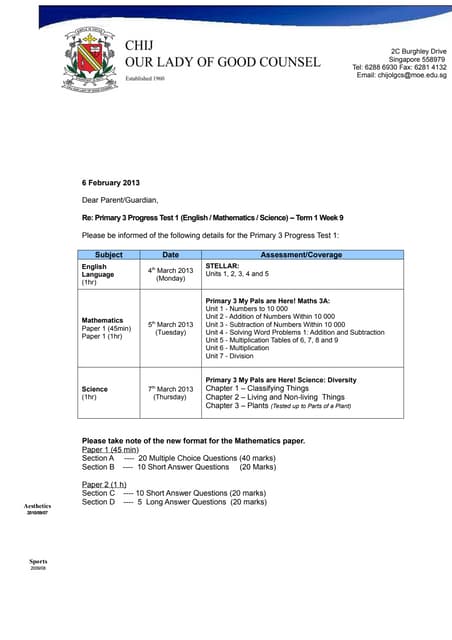 P3 Oral Handout | PPT