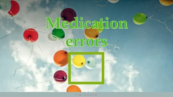 Medication Error By Devi Hariyanti P Pptx