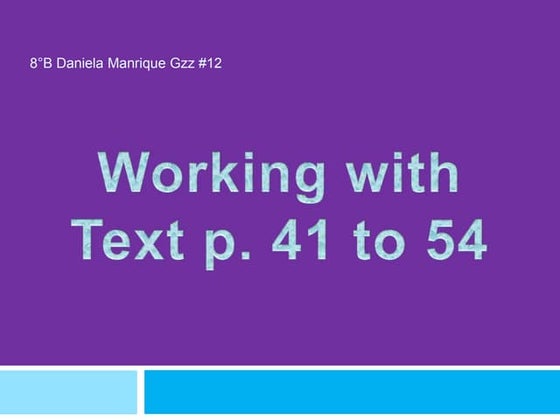 Presentation basic formatting | PPT