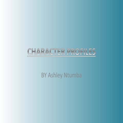 P4 character profiles | PPT