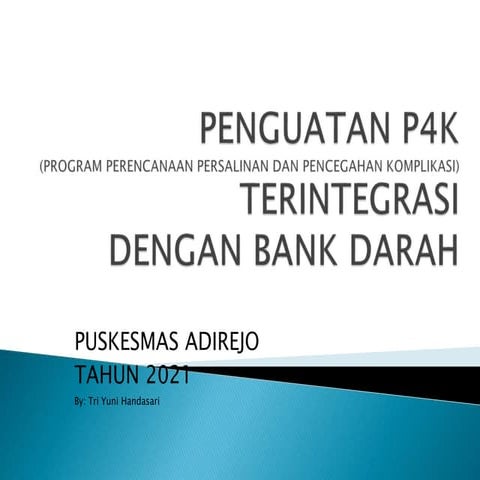 P4K TERINTEGRASI BANK DARAH.pptx