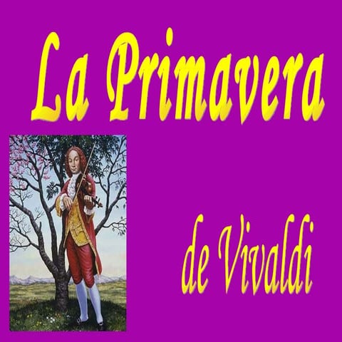 P4 la primavera de vivaldi | PPT