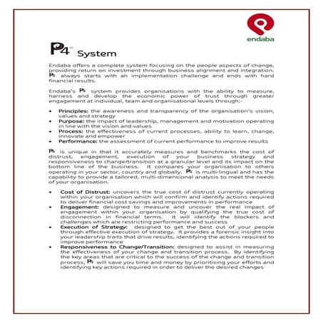P4 System Overview | PDF