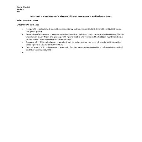 P5 | DOCX | Business Accounting & Finance | Business