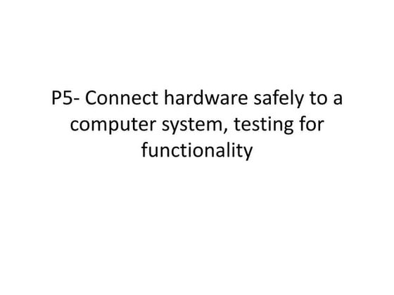 How does data flow around a computer system p3 1 | PPTX | Computing ...