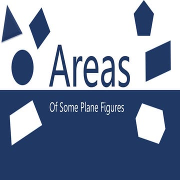 Areas of Plane Figures | PPTX