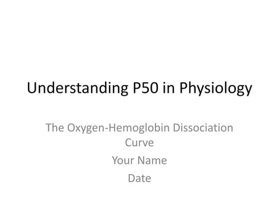 Oxygen dissociation curve | PPTX | Blood Disorders | Diseases and ...