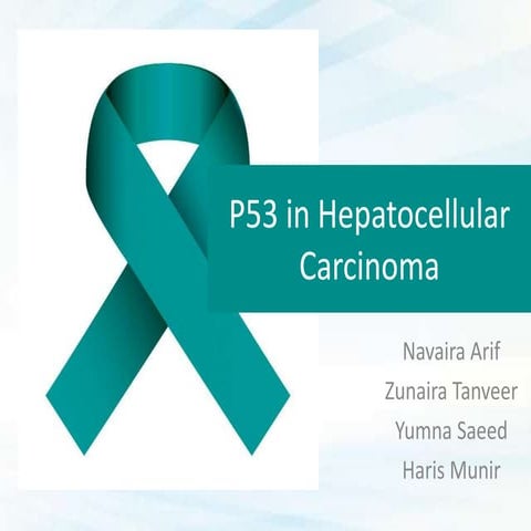 P53 in hepatocellular carcinoma | PPTX