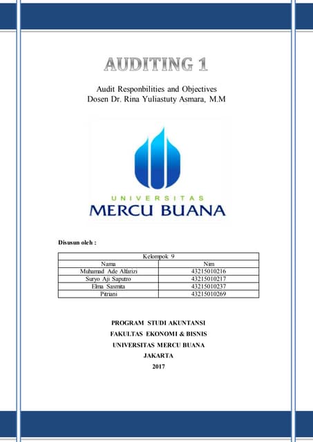 Audit materiality | PPT