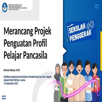 P5 SDIT Az-Zauti untuk mengembangkan pembelajaran p5 | PPTX