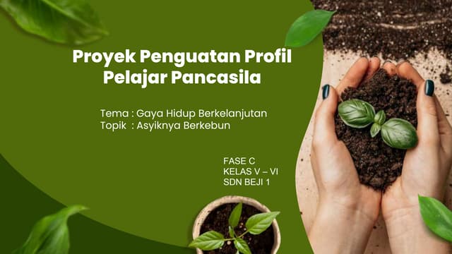 P5 Gaya Hidup Berkelanjutan Pptx