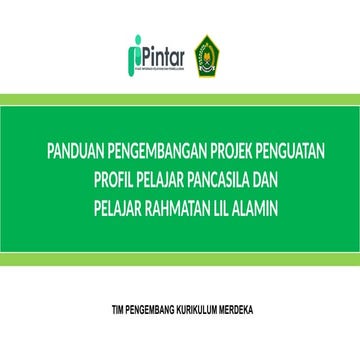 P5 PRArojek Penguatan Profil Pelajar Pancasila (P5) adalah sarana ...