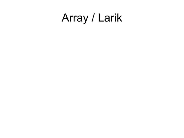 materi_perkuliahan_java_pertemuan6-array.ppt materi_perkuliahan_java_pertemuan6-array.ppt