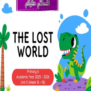 P6 English - Unit 5 (Week 16 - 18)........................pptx