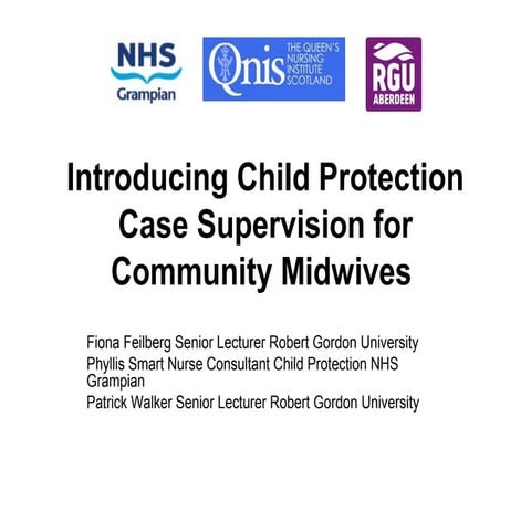 Introducing Child Protection Case Supervision for Community Midwifes | PPT