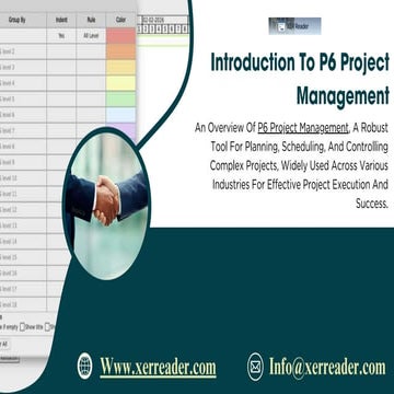 Master P6 Project Management – Learn Fast, Work Smart | PPTX