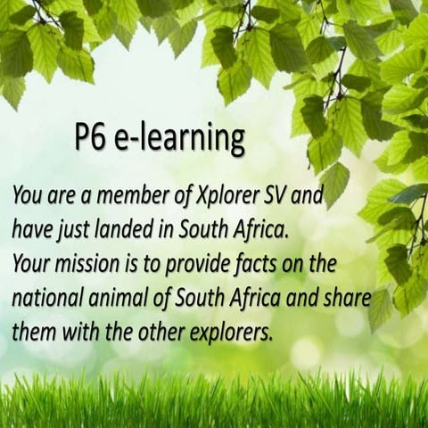 P6 science elearning 2015 | PPT