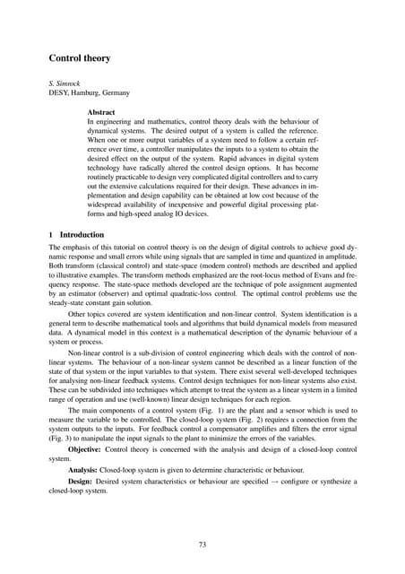 Control interview questions | PDF | Geology | Science