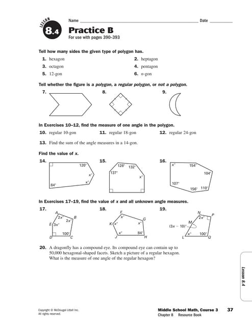 Algebra Assignments Q1.4 | DOC