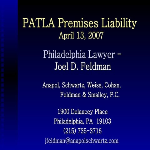 5 Common Types of Premises Liability Claims Handled by Personal Injury ...