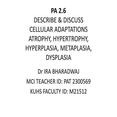 Metaplasia Pathology, Definition, Types, Causes and Examples | PPTX