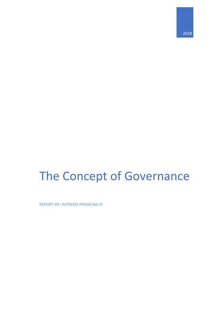 What is good governance | PDF
