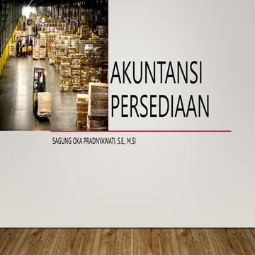 Metode pencatatan persediaan secara periodik | PPTX