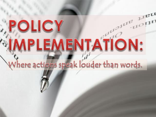 Policy Monitoring and Evaluation | PDF
