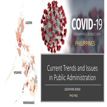 PA605 Current Trends and Issues in Public Admnistration | PPT
