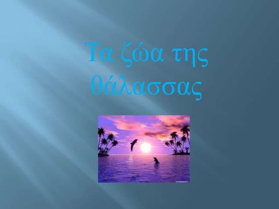 τα δελφίνια | DOCX