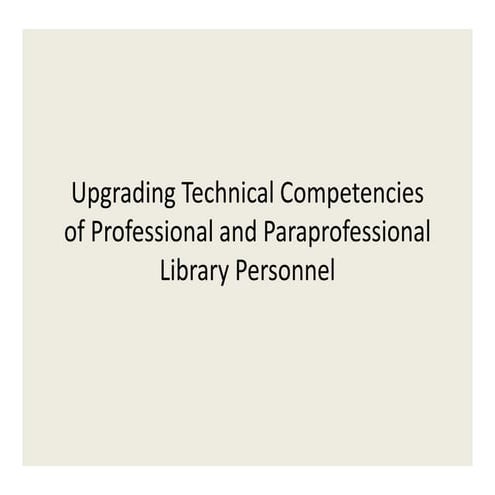 Professional Competency Areas | PPTX