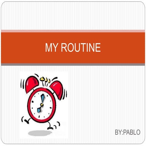 My routine | PPTX