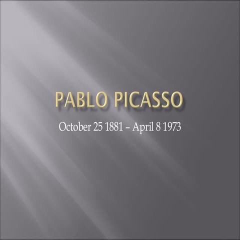Pablo Picasso | PPT
