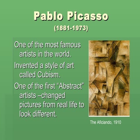 Pablo picasso | PPT