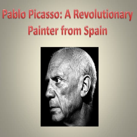 Pablo picasso | PPTX