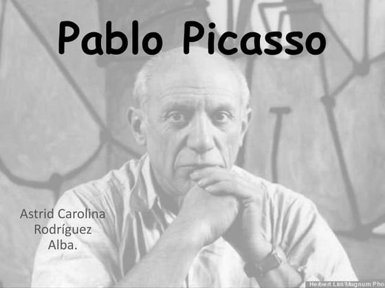 Pablo Ruiz Picasso- Power Point (Español) 1º Primaria | PPT