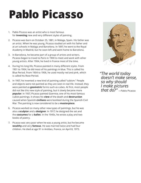 Pablo picasso | PPT
