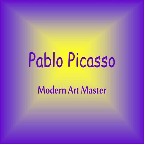 Pablo picasso Power point | PPT