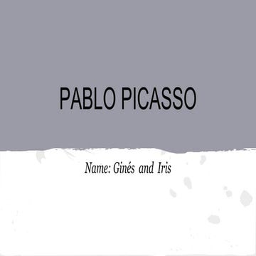 Pablo Picasso 1 | PPT
