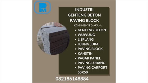 Pabrik paving block abu batu Malang | PDF