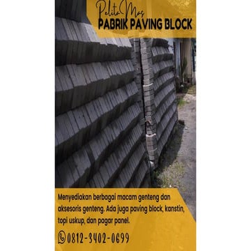 Pabrik paving block untuk makam | PDF