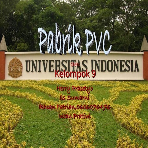 Pabrik PVC dan Proses Pembuatan PVC.ppt