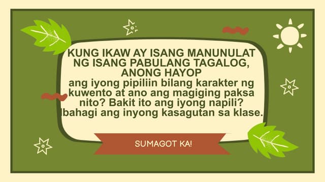 Filipino 9 Pabula | PPTX