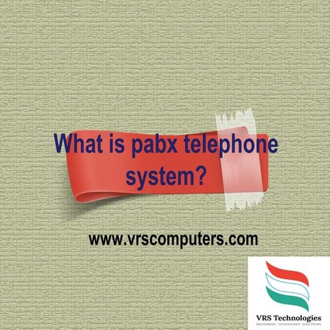 what is pabx phone system? | PPT