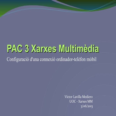 Pac 3 xarxes multimèdia | ODP