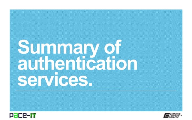 PACE-IT, Security+1.1: Introduction to Network Devices (part 1) | PPTX