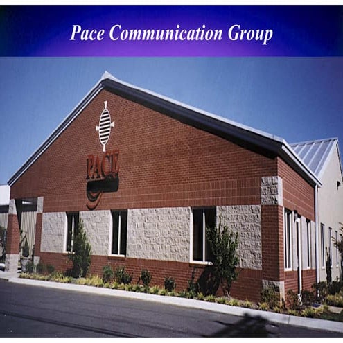 Pace Communication Group | PDF