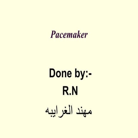 Pacemaker Ppt